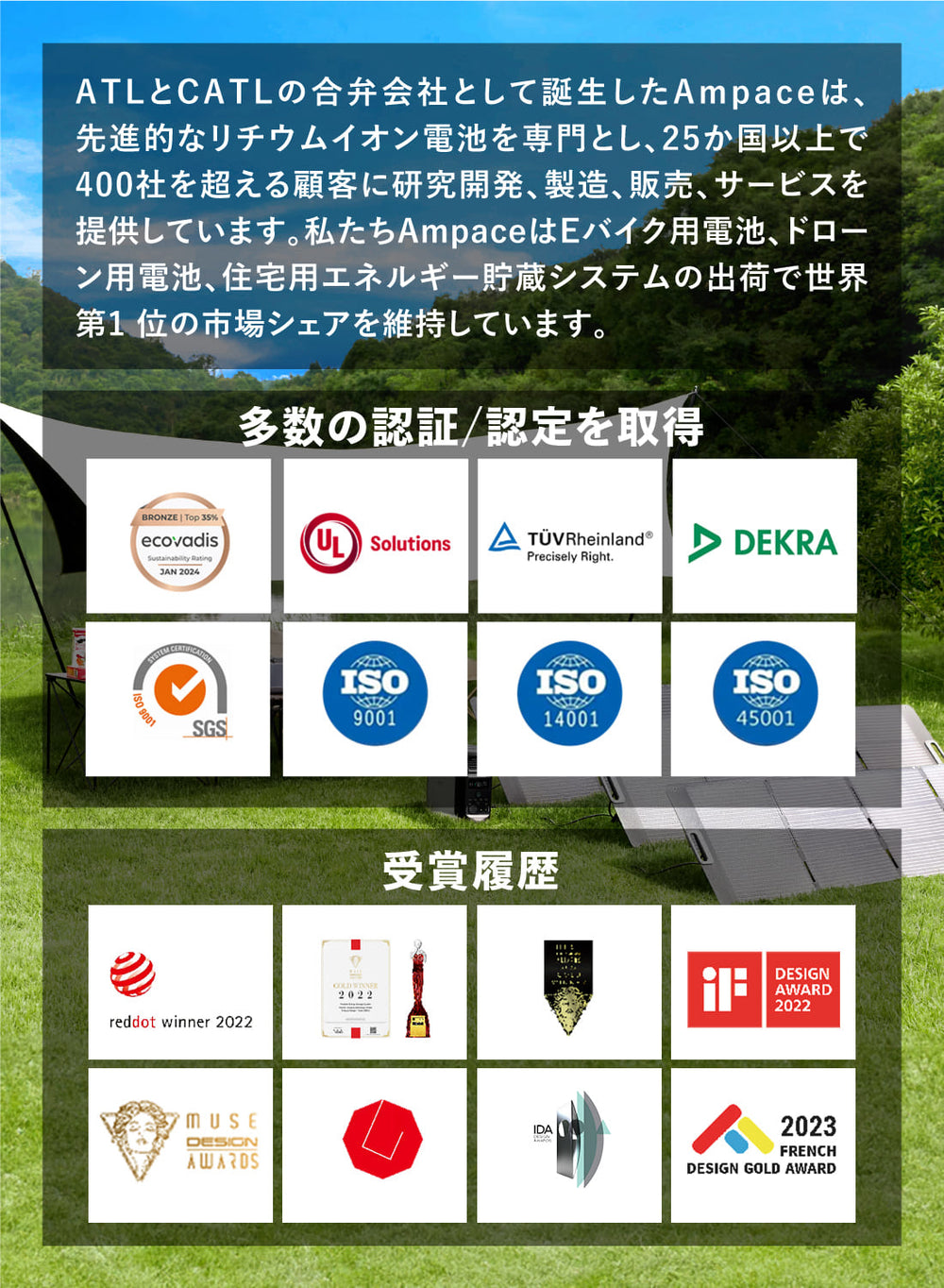 【公式】Ampace Japan アンペース ジャパン ポータブル電源の販売